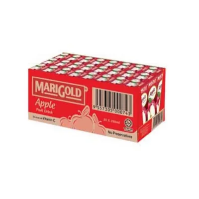 Marigold Apple Fruit Drink 250ml x 24 Boxes - Sindepco